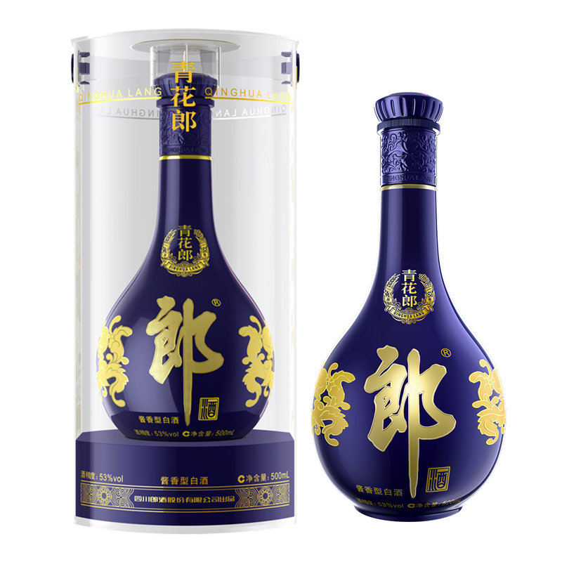 郎酒 青花郎 53度 500ml 酱香型白酒 新老包装随机发