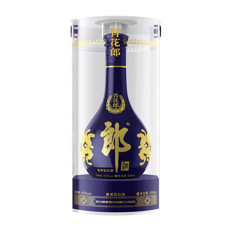 郎酒 青花郎 53度 500ml 酱香型白酒 新老包装随机发