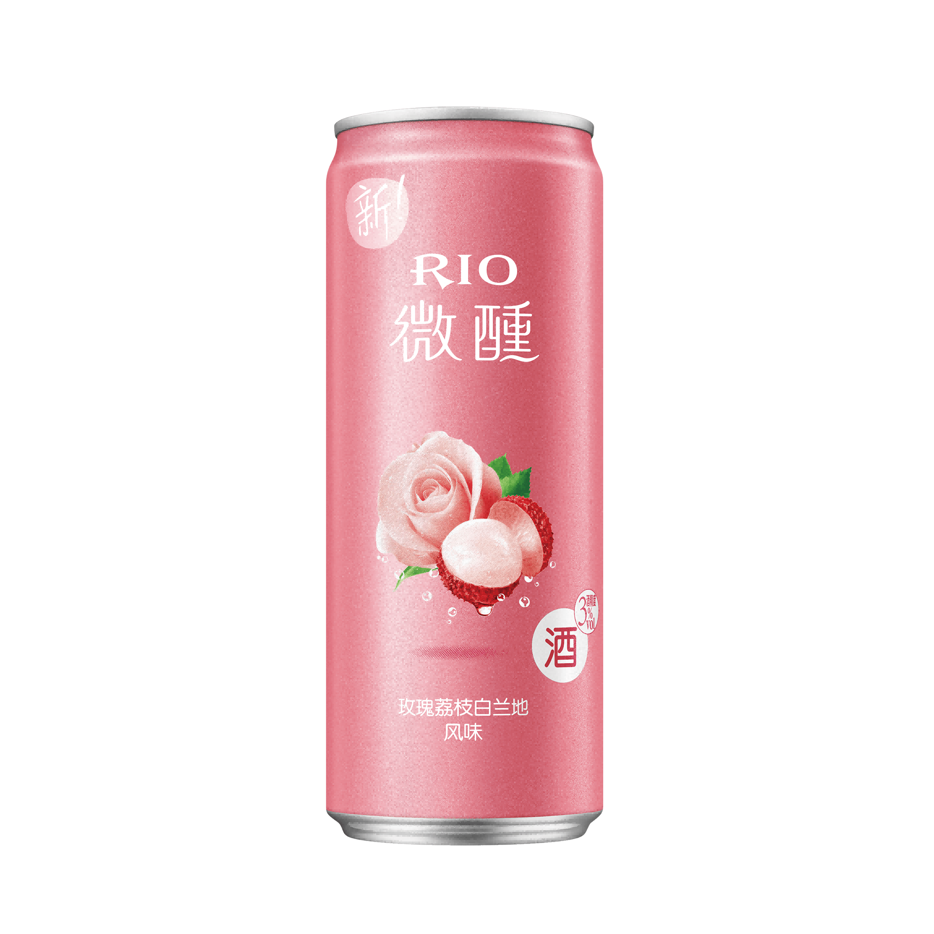 【整箱】RIO锐澳 预调酒 鸡尾酒 微醺3度 330ml*24罐（6种口味*4 草莓乳酸菌/玫瑰荔枝/白桃/乳酸菌/百香果/葡萄）