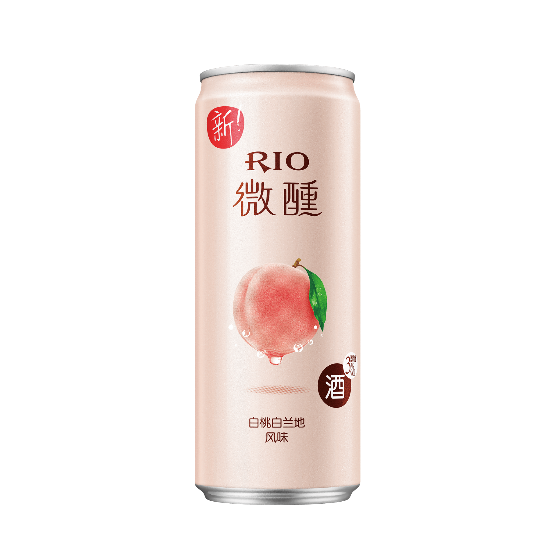 【整箱】RIO锐澳 预调酒 鸡尾酒 微醺3度 330ml*24罐（6种口味*4 草莓乳酸菌/玫瑰荔枝/白桃/乳酸菌/百香果/葡萄）