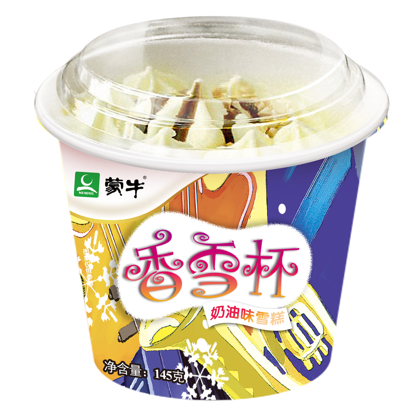 蒙牛香雪杯145g*12杯