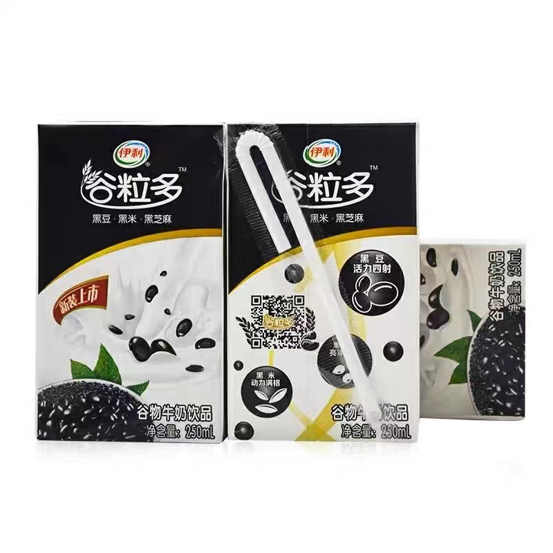 伊利谷粒多黑谷牛奶饮品250ml*16