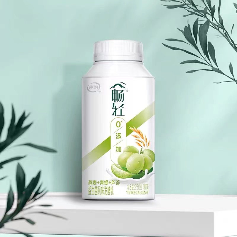 伊利畅轻酸奶青提芦荟250g