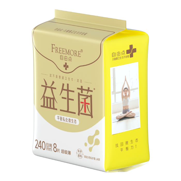 FREEMORE®自由点益生菌8片日用卫生巾
