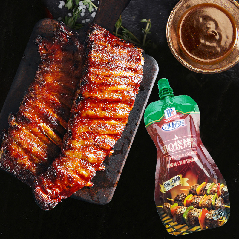 味好美BBQ烧烤酱230g挤挤装烧烤露营烧烤酱