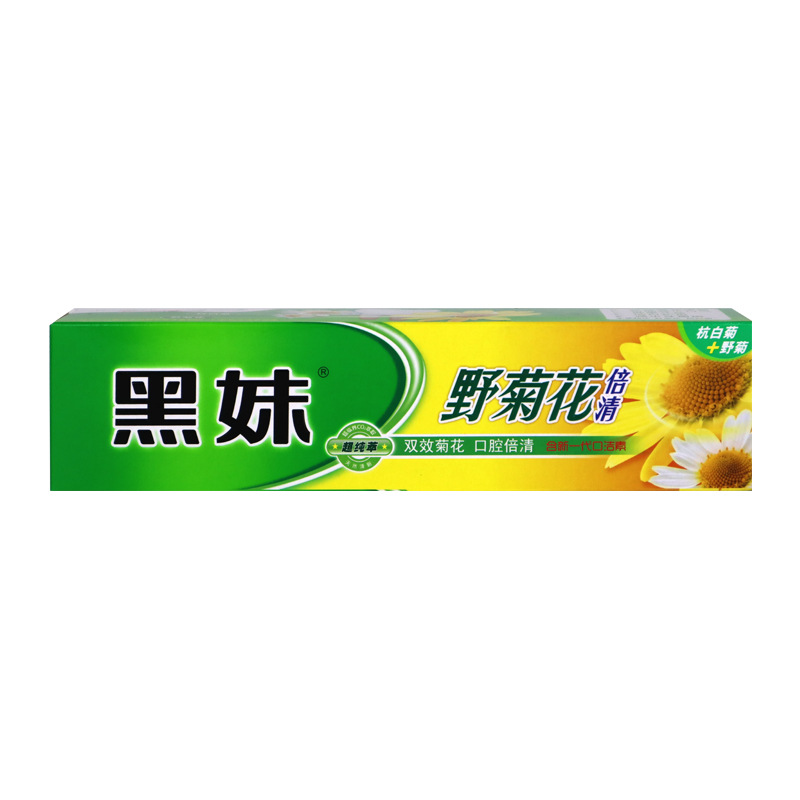 黑妹天然野菊花（倍清）牙膏160g+40g加量装