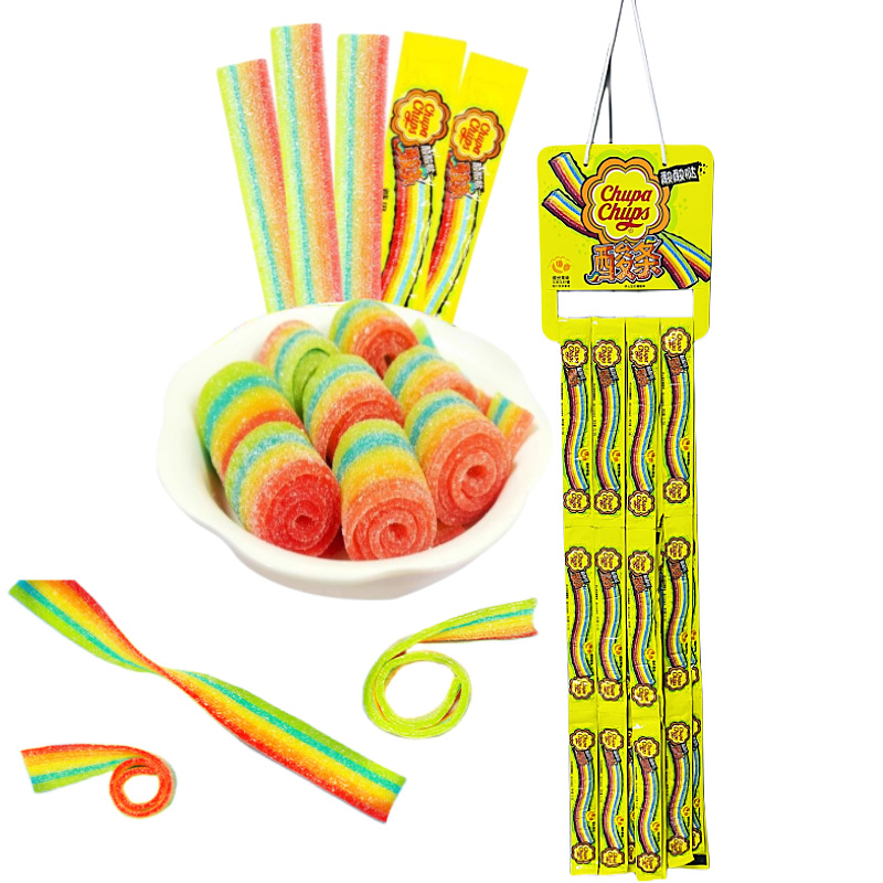 珍宝珠酸条糖酸酸哒10.5g缤纷果味*48条