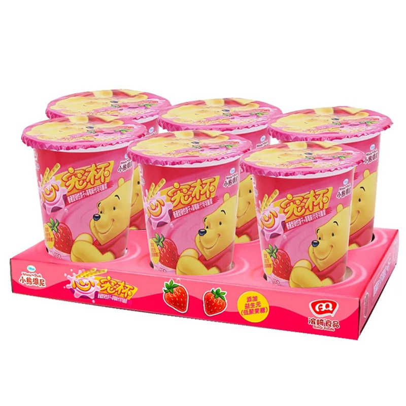 滨崎迪斯尼心宠杯45g草莓味单杯