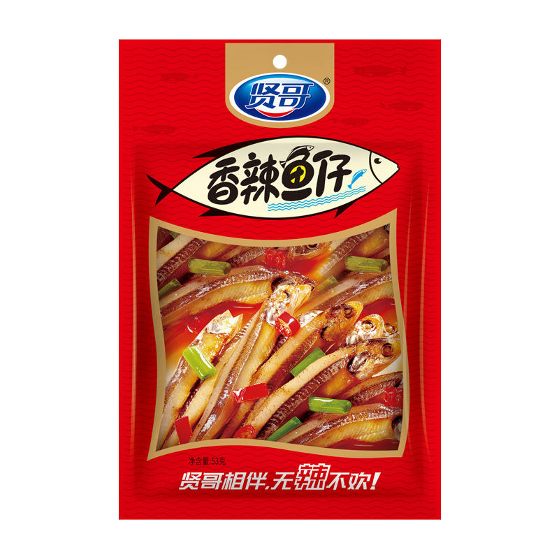贤哥香辣鱼仔53g