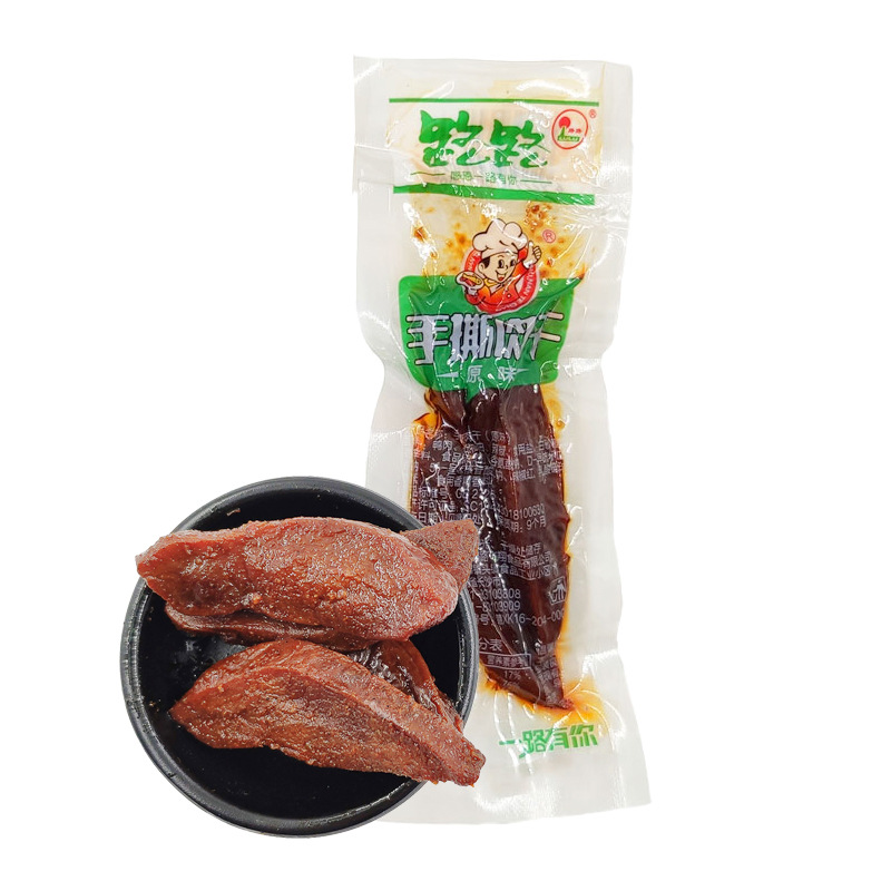 路路手撕肉干原味12g单袋