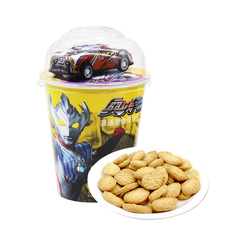 添乐卡通王奥特曼曲奇饼干40g 奶油味