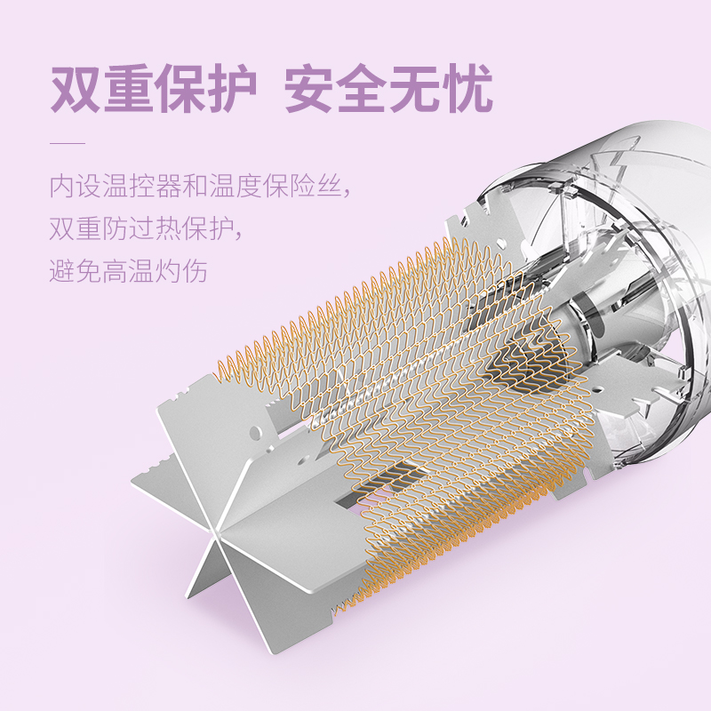 飞科（FLYCO）FH6276 便携吹风机电吹风负离子家用大功率深度养发吹风筒速干可折叠 【1800W速干】负离子-奶白色