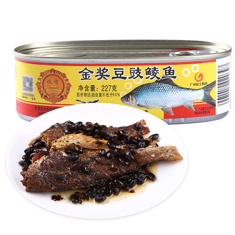 Eagle Coin/鹰金钱鱼肉酱色十足金奖豆豉鲮鱼227g原味单罐