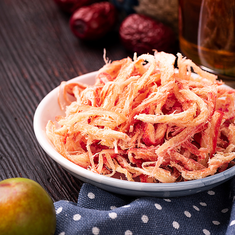 WHJK三只松鼠发现好零食_鲜香烤鱿鱼丝/++/88g*1箱(50袋）