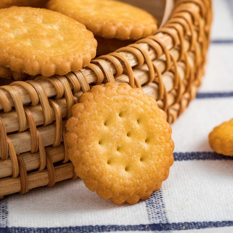 WHJK三只松鼠日式小圆饼/奶盐味/100g*1箱（28袋）