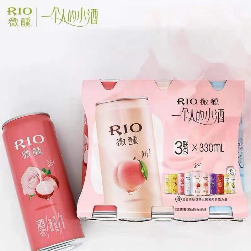 （只发广州）锐澳微醺三联包（白草酸）330ml*3*8