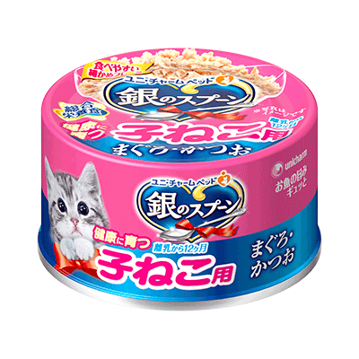 银勺幼猫罐头含金枪鱼鲣鱼70g（48罐）
