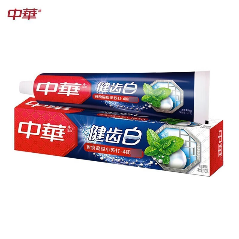 中华健齿白小苏打薄荷牙膏90g