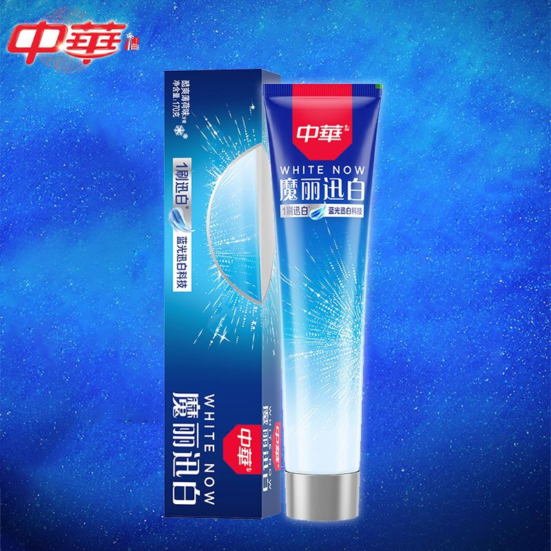 中华(Zhonghua)魔丽迅白牙膏 酷爽薄荷170g