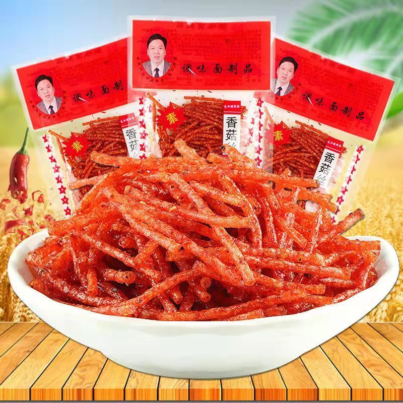 【包邮】毛湘德香菇丝小辣条8090童年回忆香辣网红零食