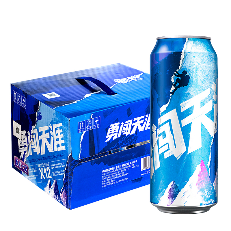 雪花勇闯天涯500mL*12罐/箱
