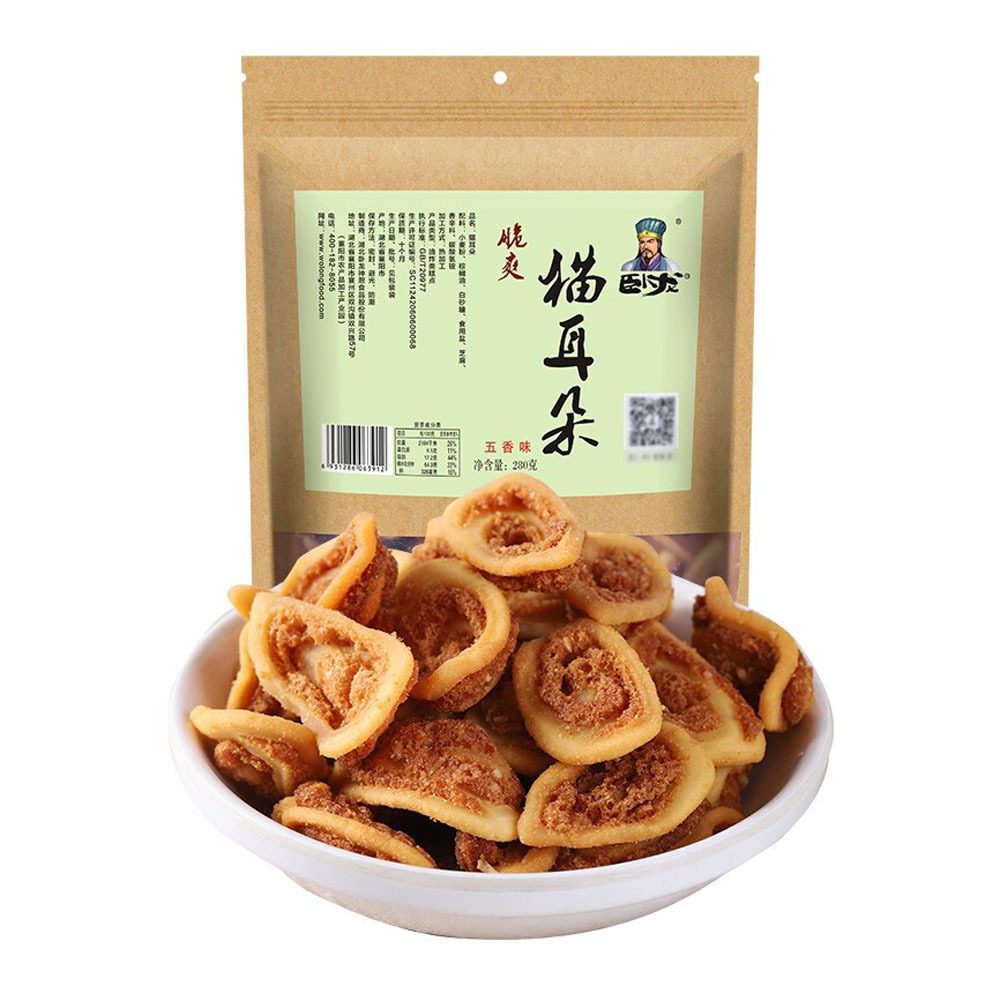 卧龙猫耳朵138g（五香)