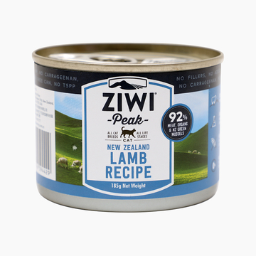 滋益巅峰Ziwi peak 无谷羊肉主食猫罐头185g 92%肉含量 新西兰进口