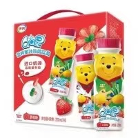 伊利QQ星果汁酸奶草莓味200ml*16