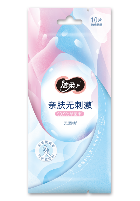 洁柔卫生湿巾（10片装）独立装*60包