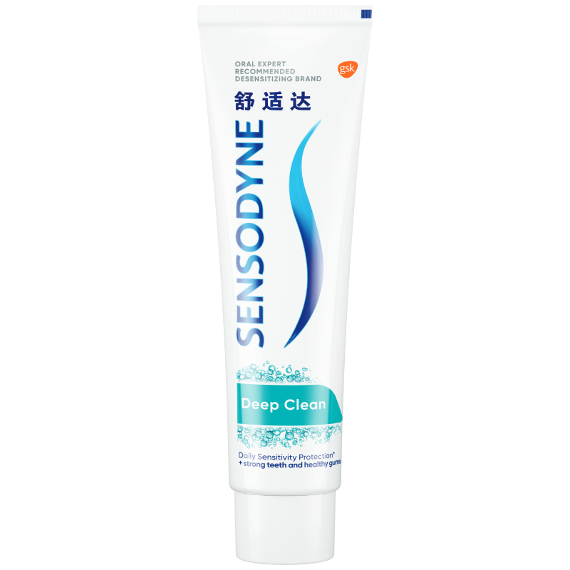 舒适达沁爽劲洁牙膏180g