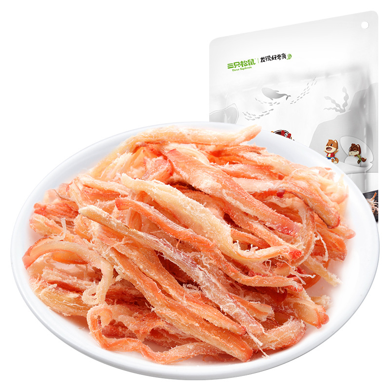 【官方直营】三只松鼠鲜香烤鱿鱼丝88g