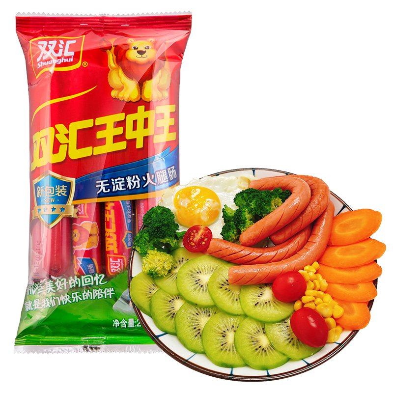 双汇王中王(无淀粉火腿肠)30g*9支*10袋
