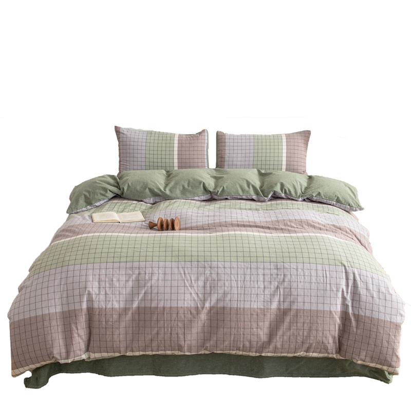 无印良品水洗色织全棉四件套-艺术格调 MUJI-TJ23-08