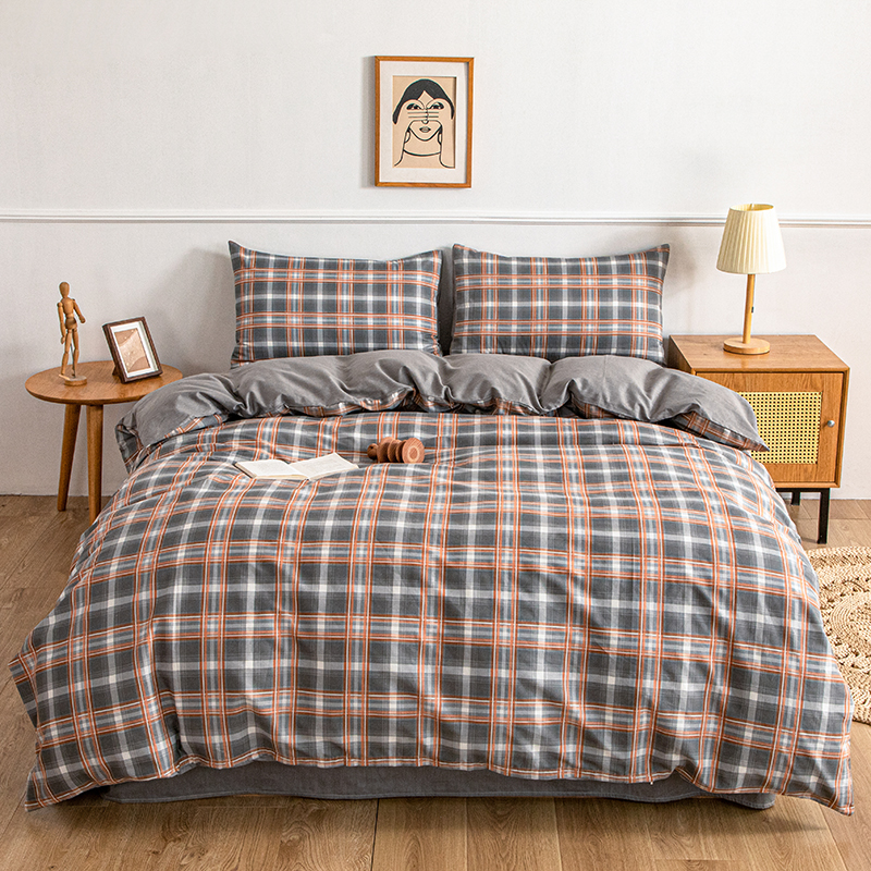 无印优品全棉斜纹四件套-索格MUJI-TJ23-07