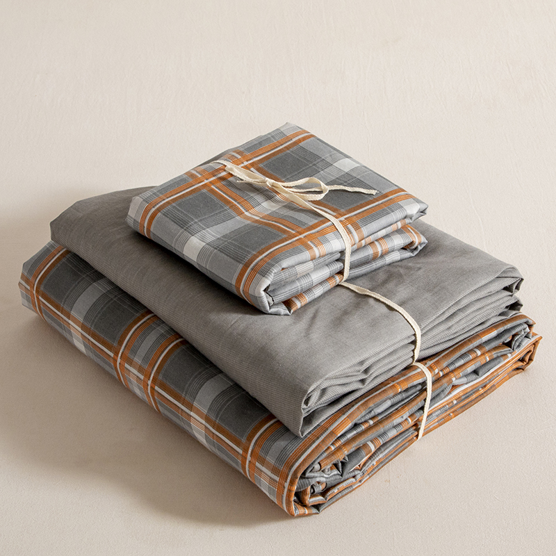 无印优品全棉斜纹四件套-索格MUJI-TJ23-07