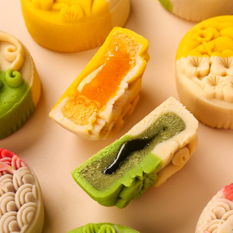 刻凡中秋月饼320g混合口味8枚