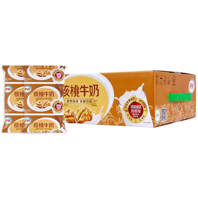 伊利利乐枕核桃奶（扁箱）1*230ml*16袋