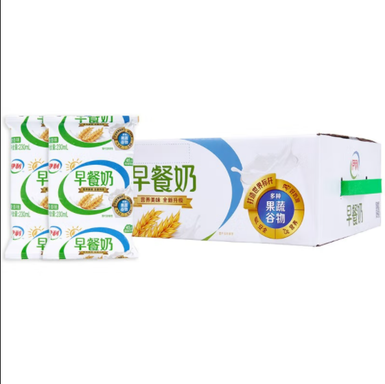 伊利利乐枕麦香早餐奶 1*230ml*16袋
