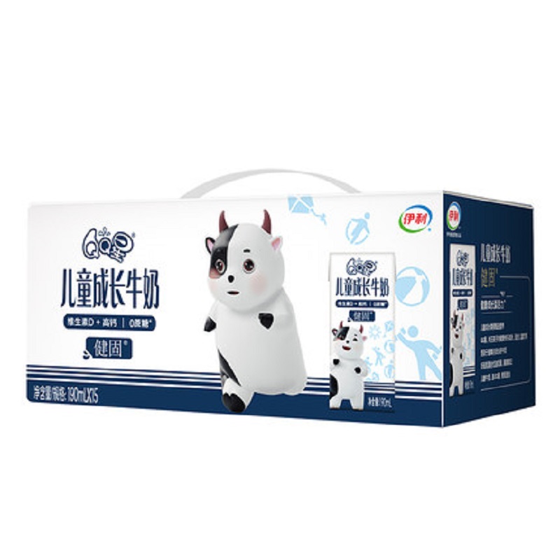 伊利健固QQ星儿童成长牛奶190ml×15