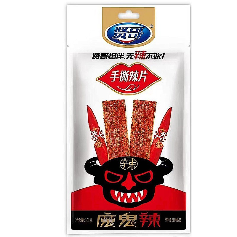 贤哥手撕辣片101g*10袋