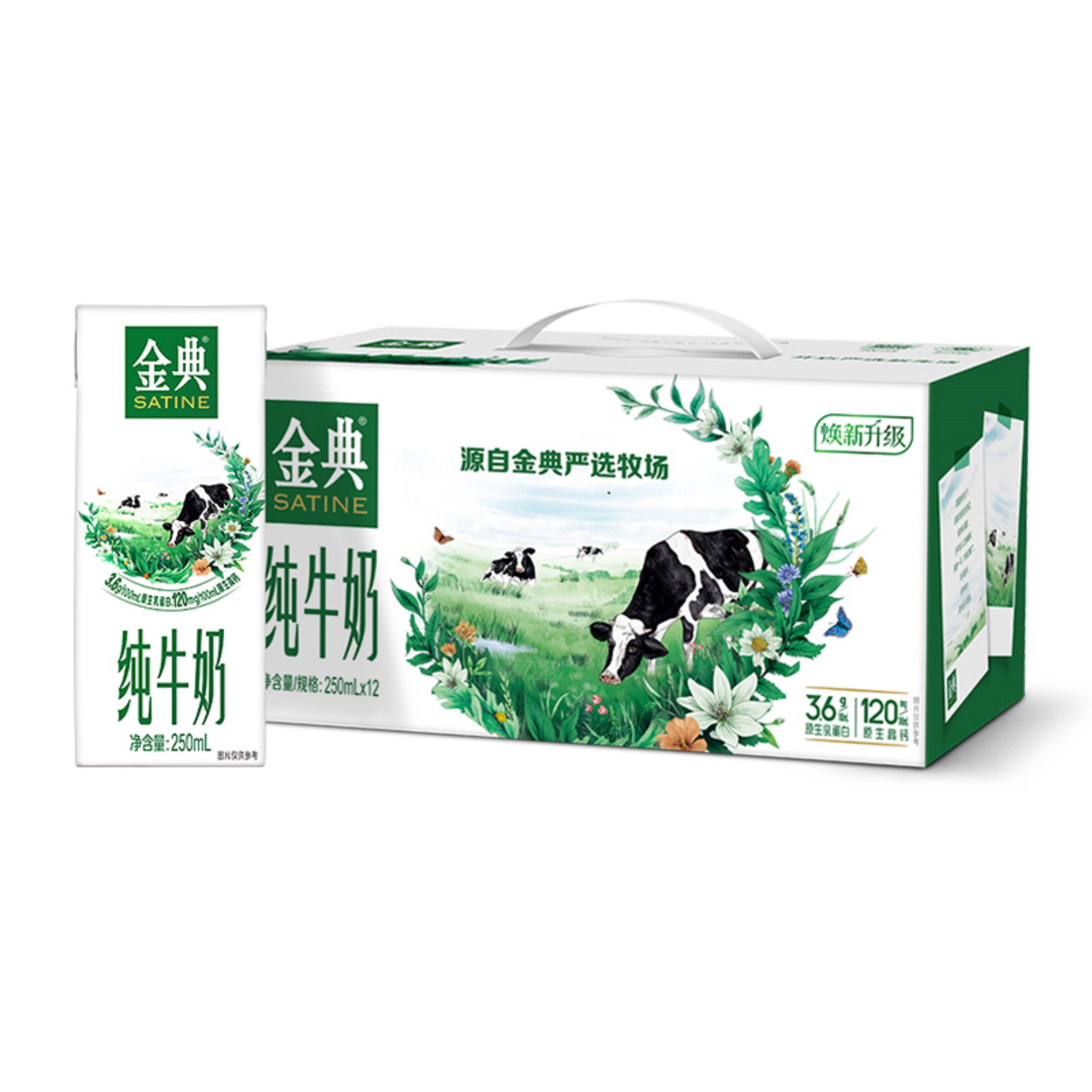 伊利金典纯牛奶250ml*12