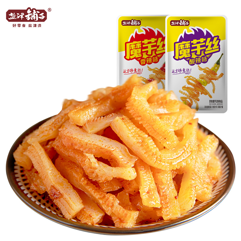 盐津铺子30包魔芋丝270g (混合口味)-社团专供