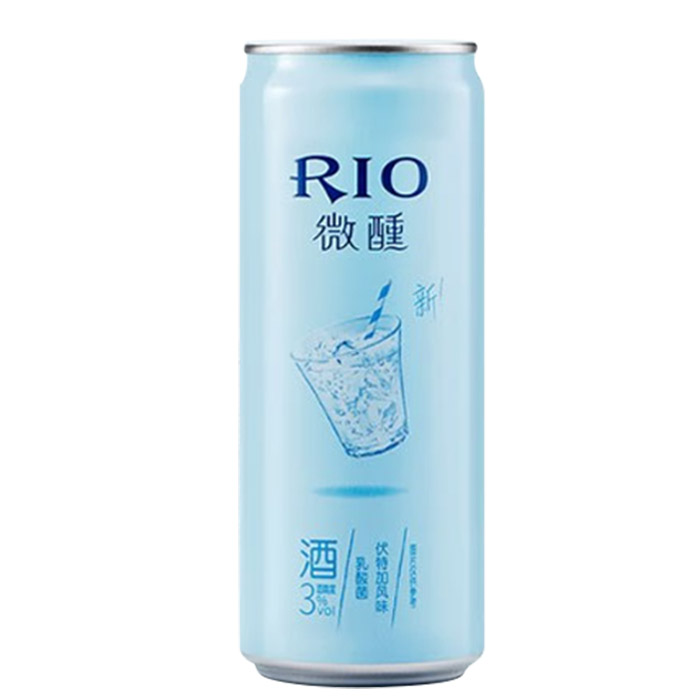 锐澳(rio) 微醺鸡尾酒预调乳酸菌伏特加味气泡果酒 330ml/罐
