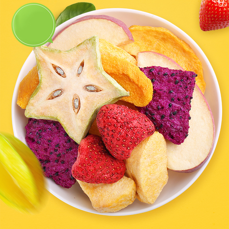 WHJK【百草味】混合装冻干水果30g【箱规40袋】