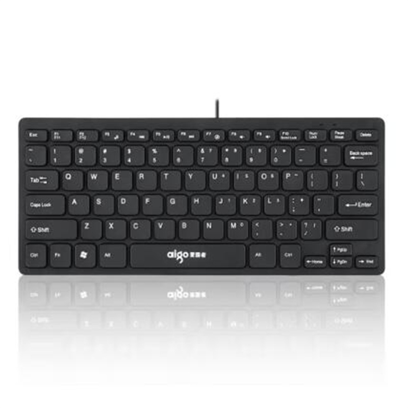 爱国者W922 巧克力小键盘鼠标套装有线电脑笔记本外接小型游戏办公家用薄USB键鼠