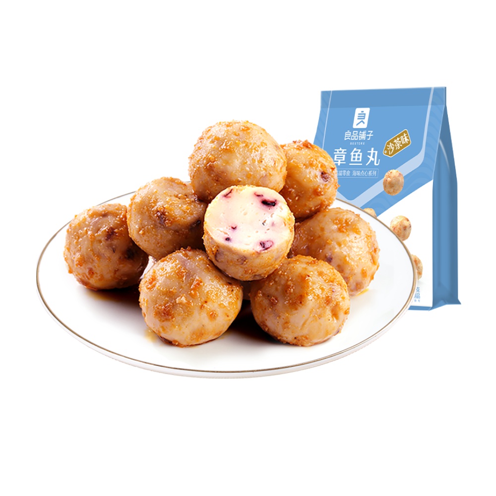WHJK良品铺子沙茶章鱼丸62g