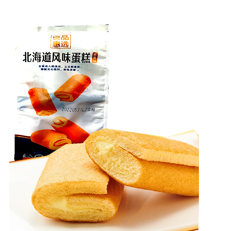 WHJK良品铺子北海道风味香蕉蛋糕160g