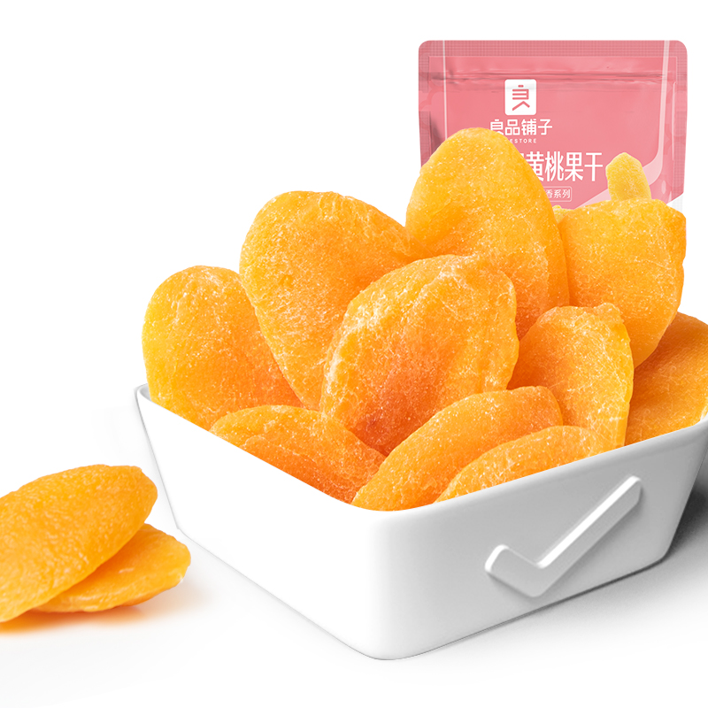 WHJK良品铺子厚切黄桃果干98g