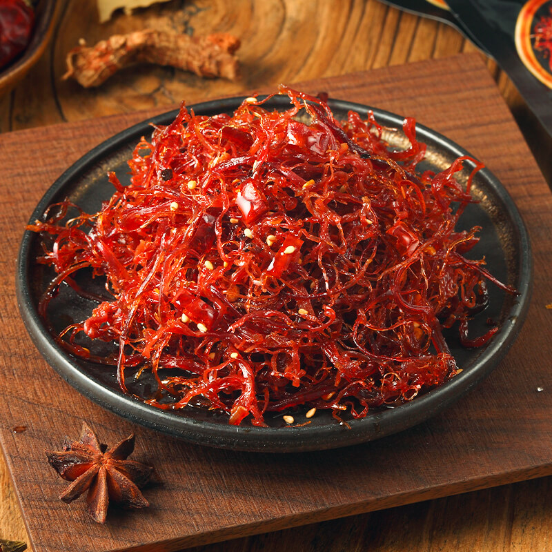 WHJK三只松鼠麻辣灯影牛肉丝100g