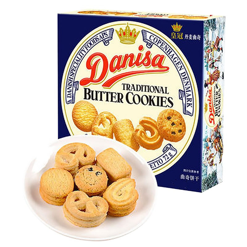 DANISA/丹麦皇冠曲奇饼72g